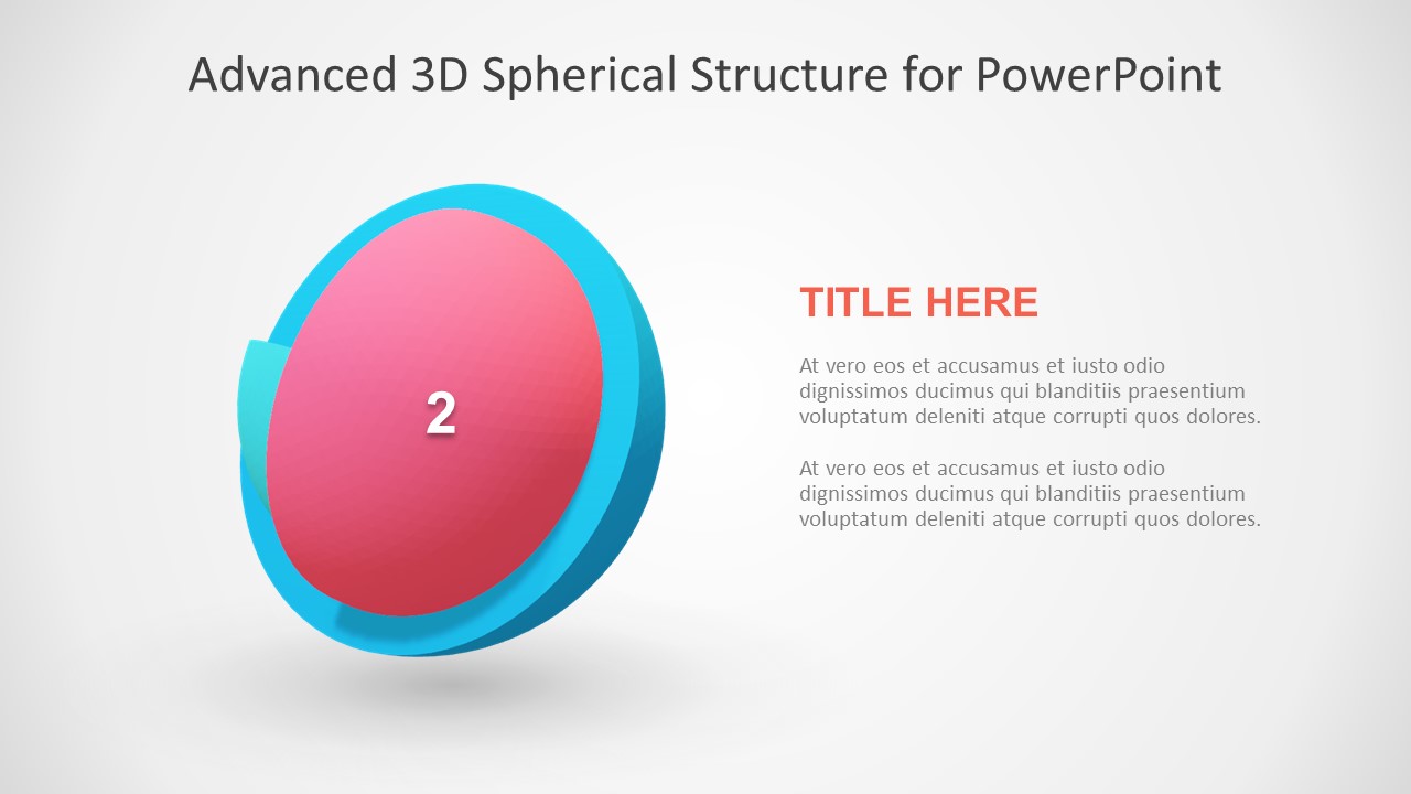 3D Model Segmented Core PowerPoint Templates - SlideModel