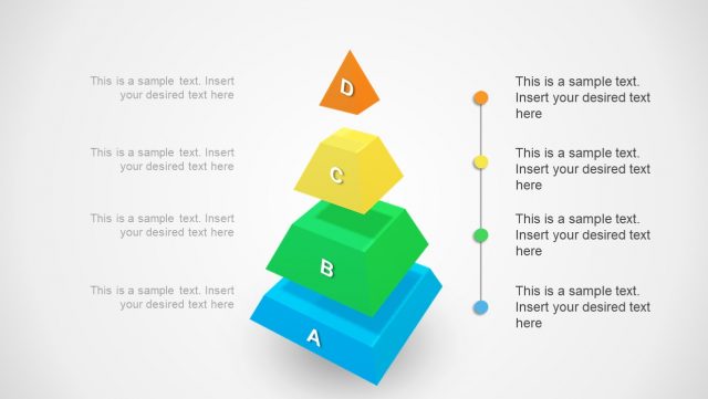 3D Segmented Pyramid Triangular Diagram - SlideModel
