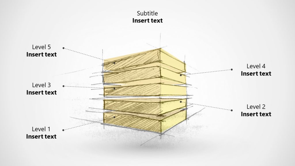 Hand Drawn Pencil Sketch Stack Design - SlideModel