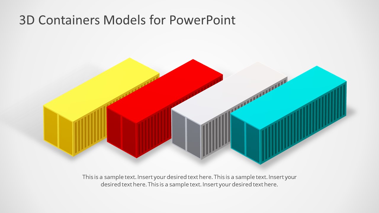 Animated 3D Container Models for PowerPoint
