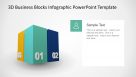 Business PowerPoint 3D Blocks Segments - SlideModel