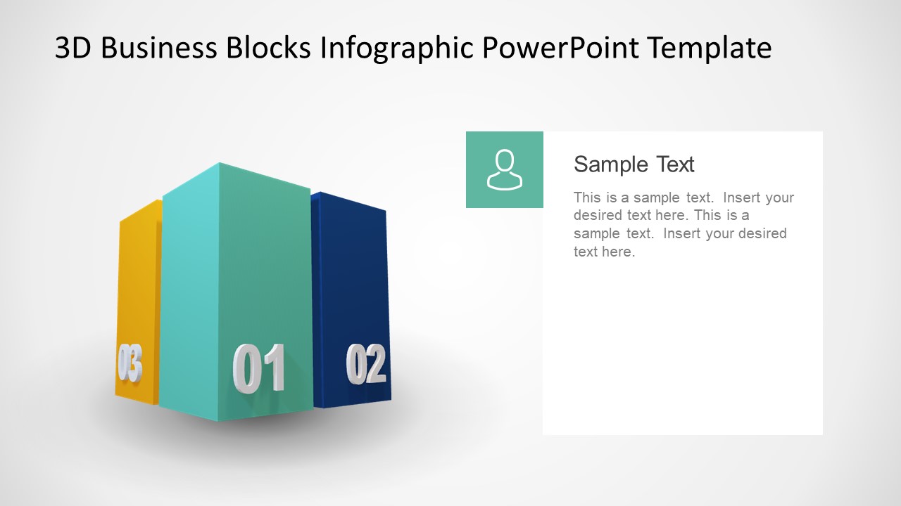 Business PowerPoint 3D Blocks Segments - SlideModel