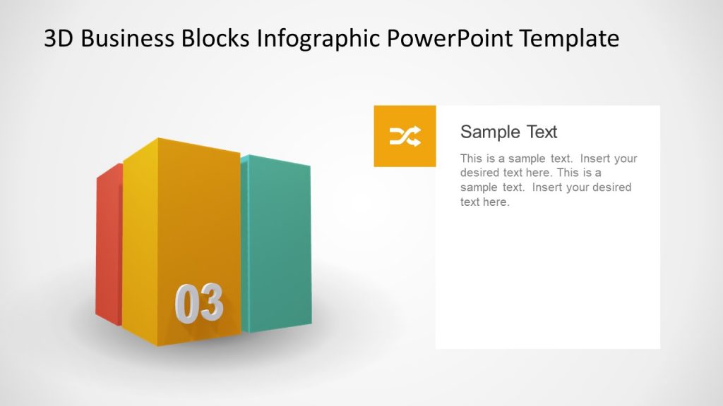 Infographic 3D Animation Blocks - SlideModel
