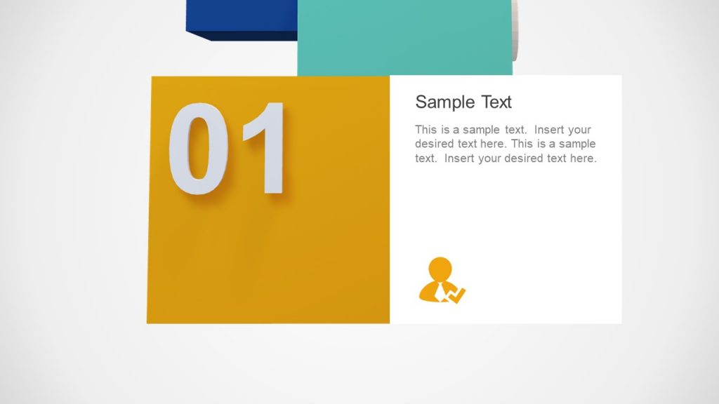 Business Diagram Template Of Cube Blocks Slidemodel