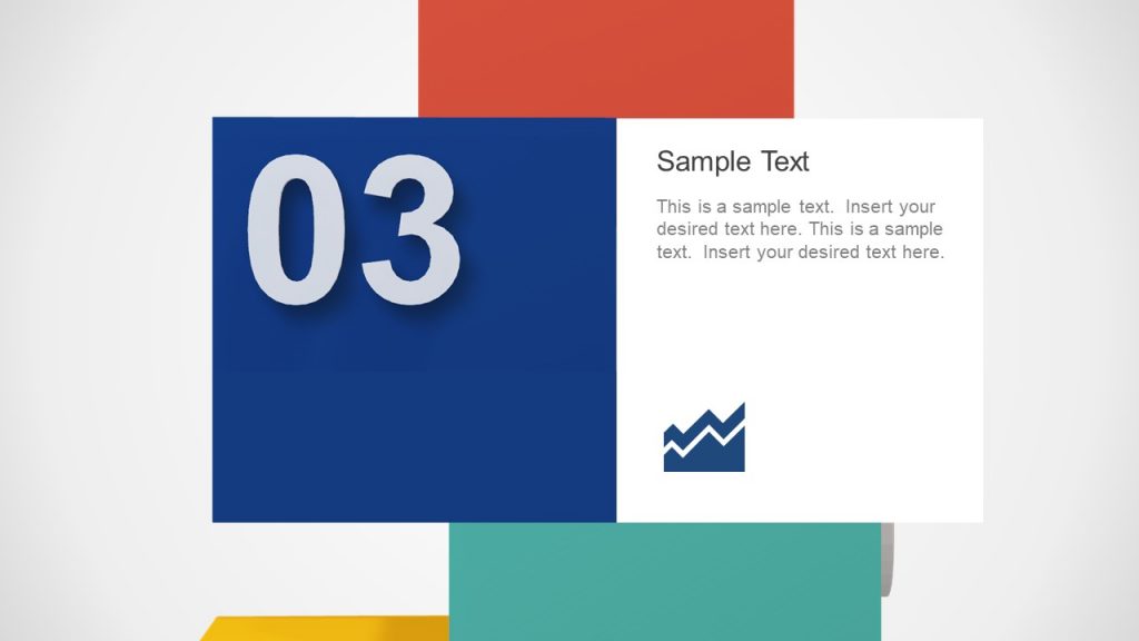 Cubes Diagram - Step 03 Slide - SlideModel