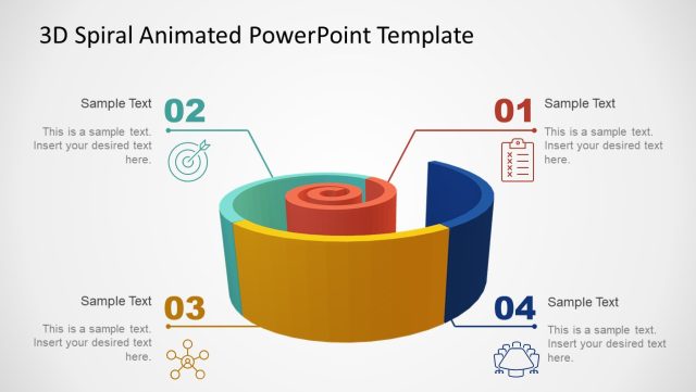 3D Spiral Animated Presentation Template - Cover Slide - SlideModel