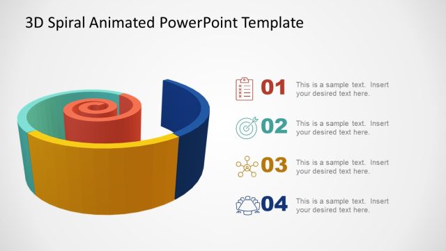 Editable Spiral Animated PPT Template - SlideModel