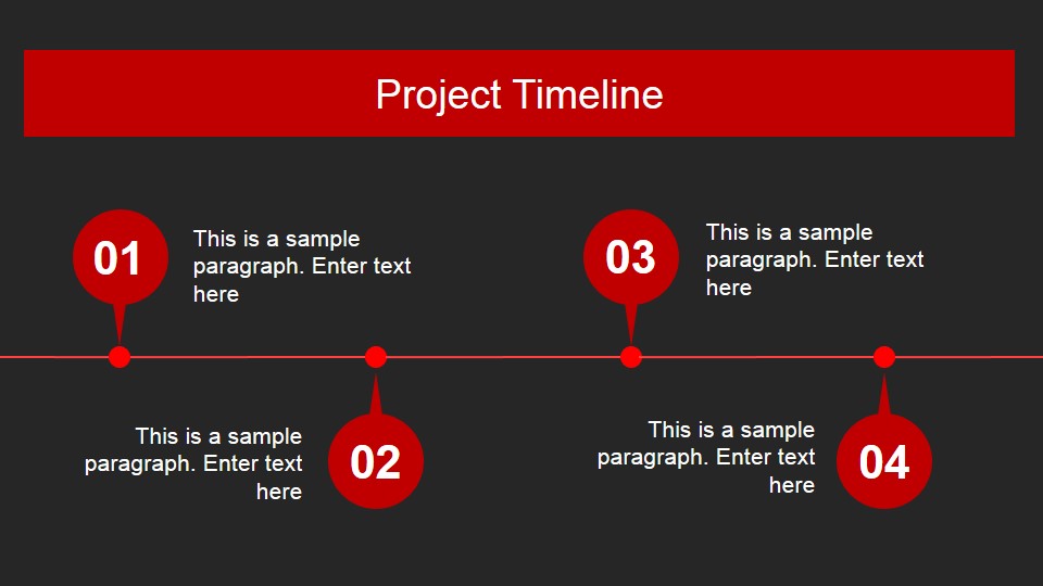 Red Portfolio PowerPoint Template - SlideModel