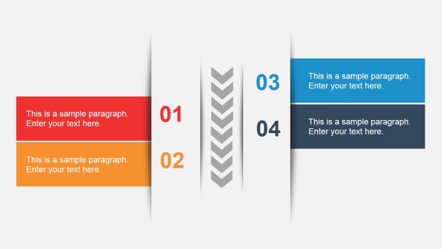 Vertical 4 Steps Slide Design for PowerPoint - SlideModel