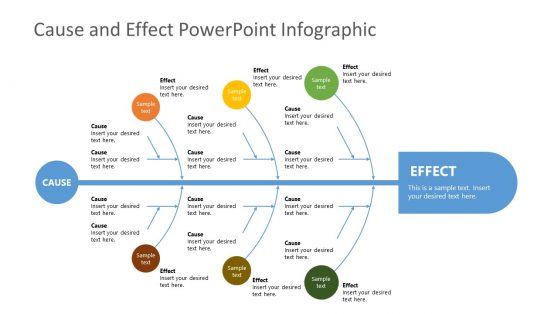 Flat Cause and Effect Diagram in PowerPoint - SlideModel