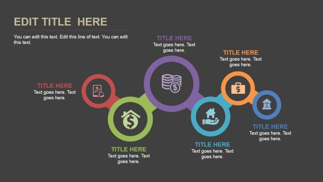 6 Steps Creative Layout with Circles for PowerPoint - SlideModel