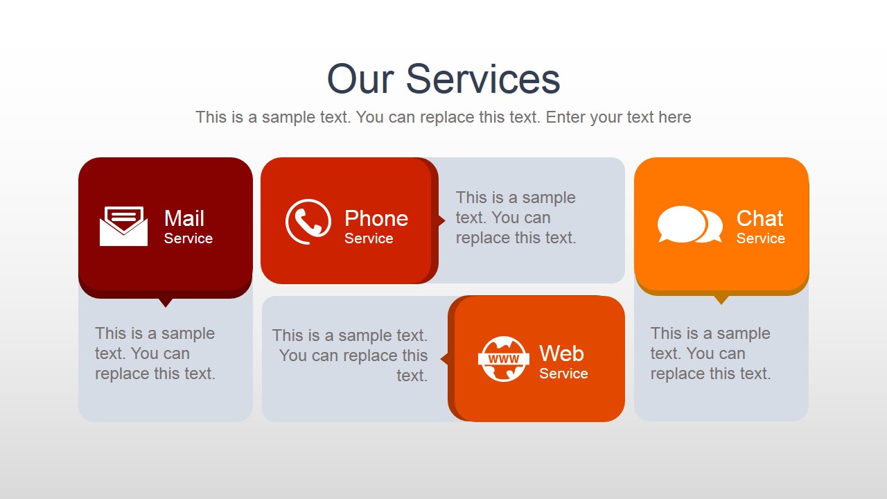 Animated Creative Orange PowerPoint Slides Template - SlideModel