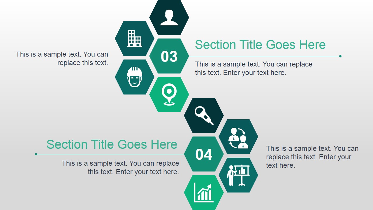 Green Animated Business PowerPoint Template