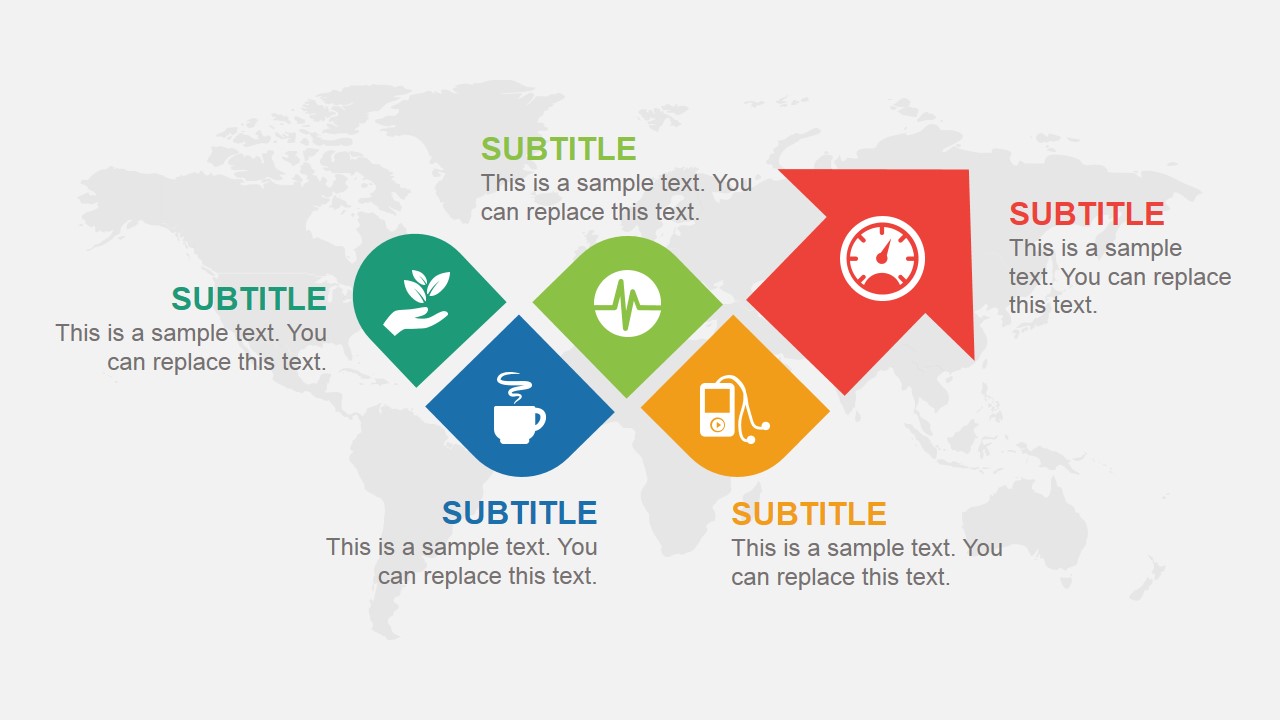 Amazing Rainbow Template for PowerPoint with Business Slides - SlideModel