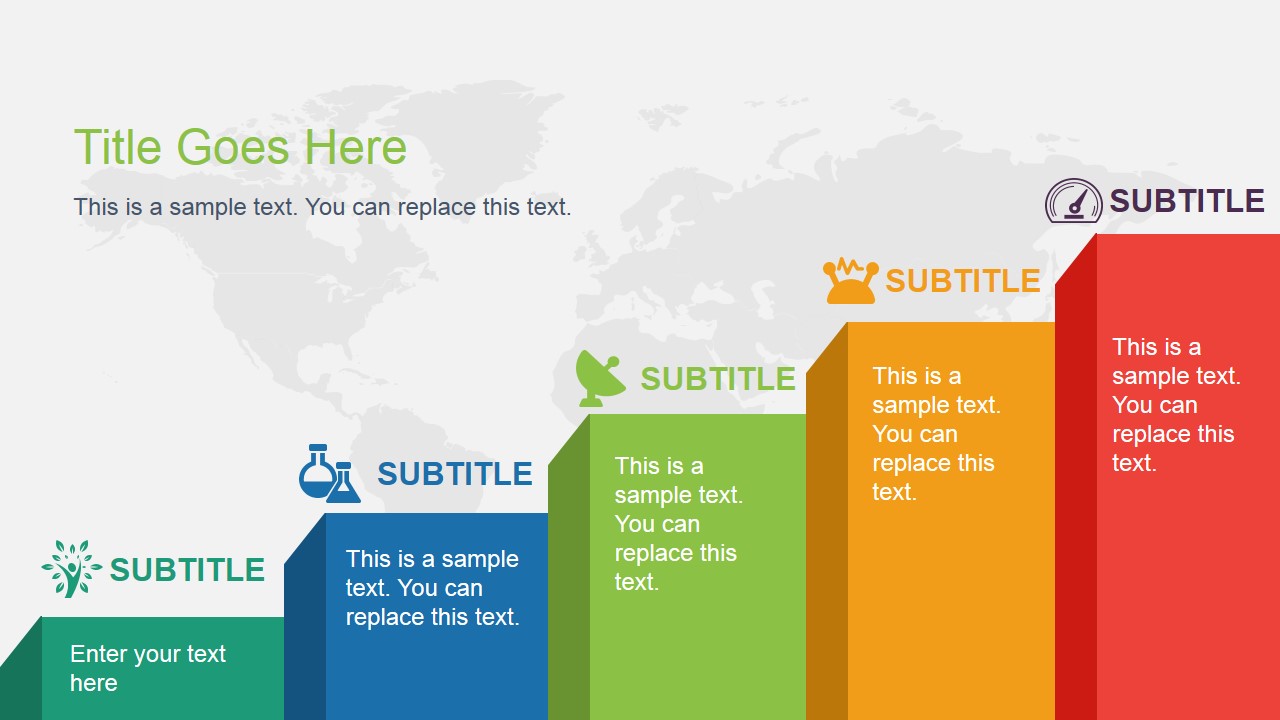 Amazing Rainbow Template for PowerPoint with Business Slides - SlideModel