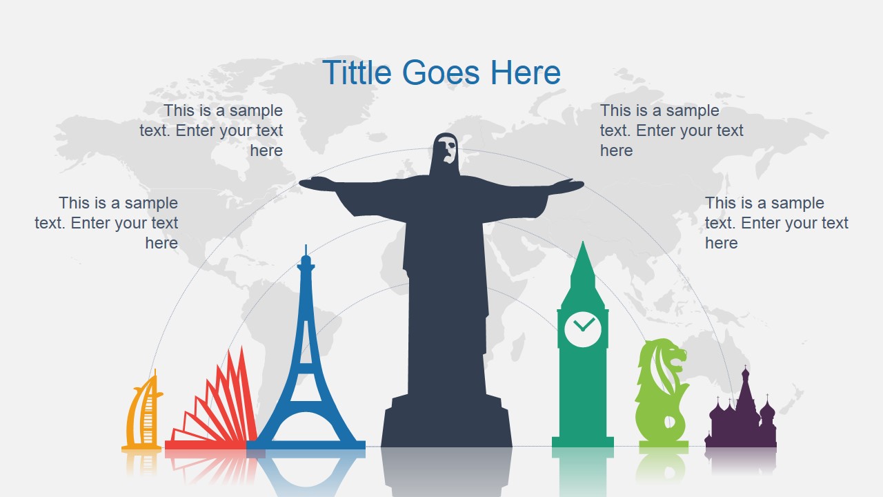 Beautiful Flat 3D PowerPoint Template - SlideModel