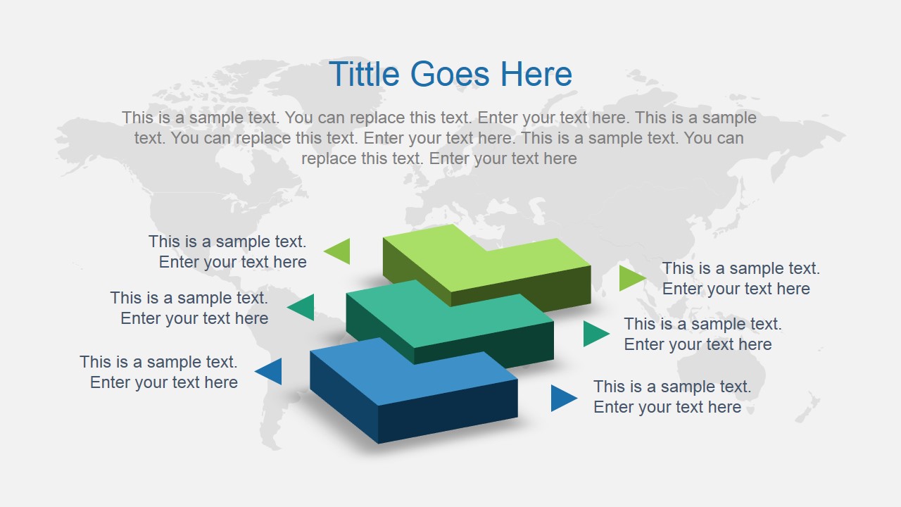 Beautiful Flat 3D PowerPoint Template - SlideModel