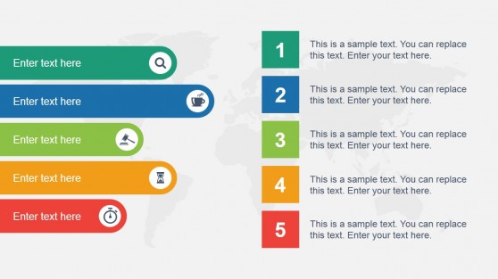Horizontal Creative Slide Design for Presentation Agenda - SlideModel