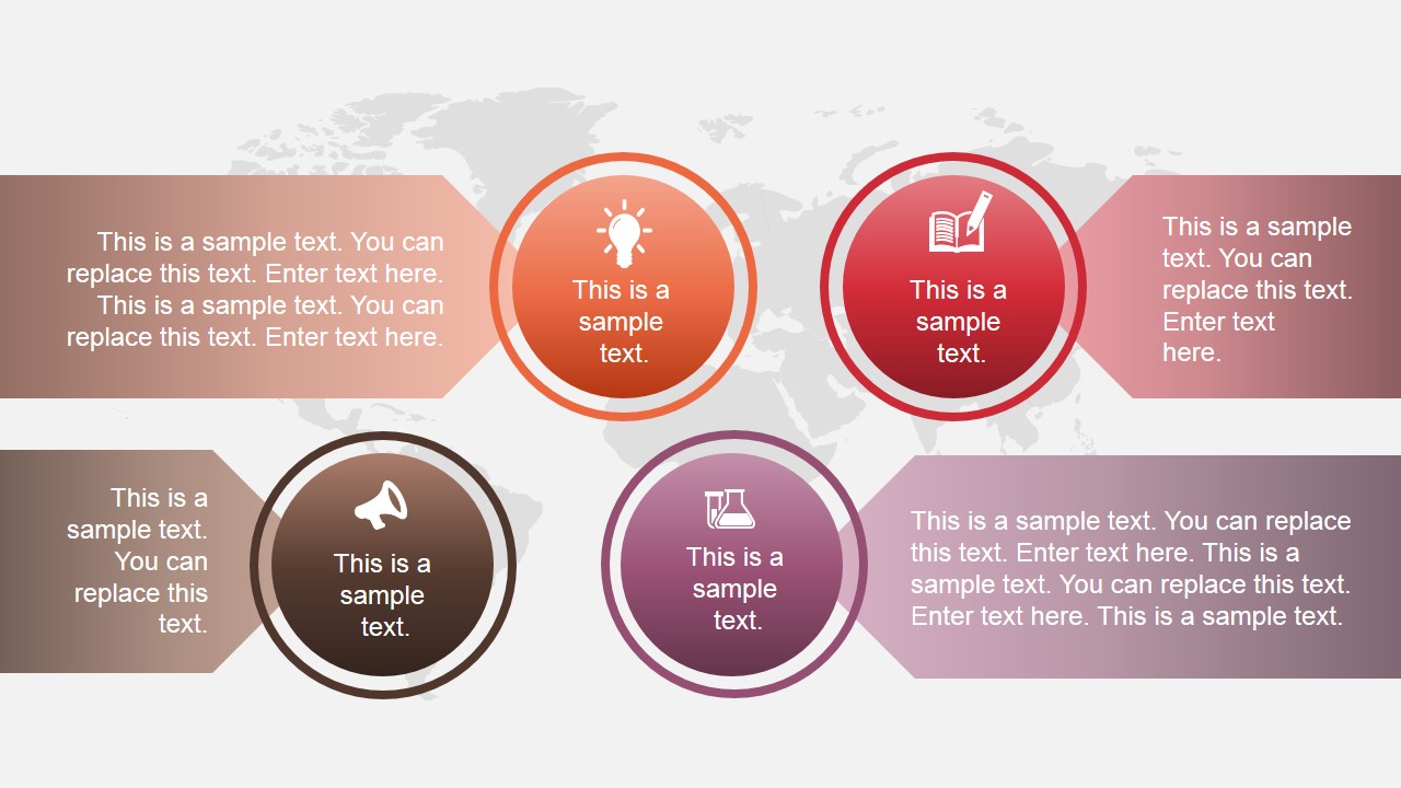 Vibrant Color Shade PowerPoint Template - SlideModel