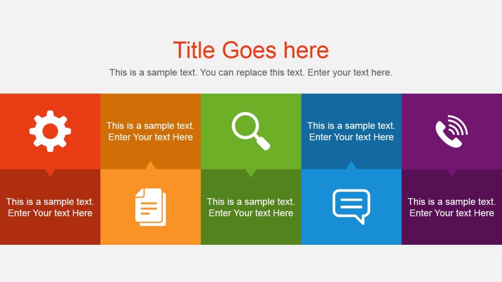 Flat Presentation Content Slide Design - SlideModel