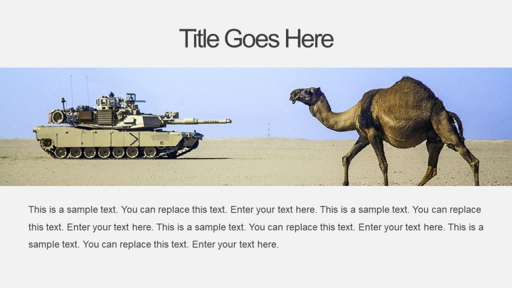 Army Tank Image Military PPT - SlideModel