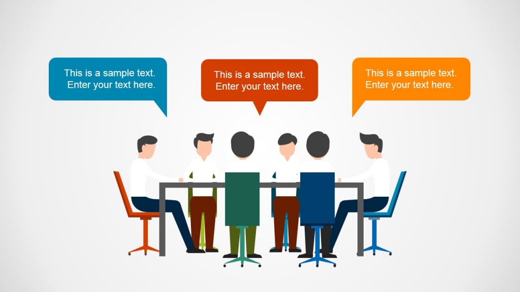 Team Working Illustration for PowerPoint - SlideModel