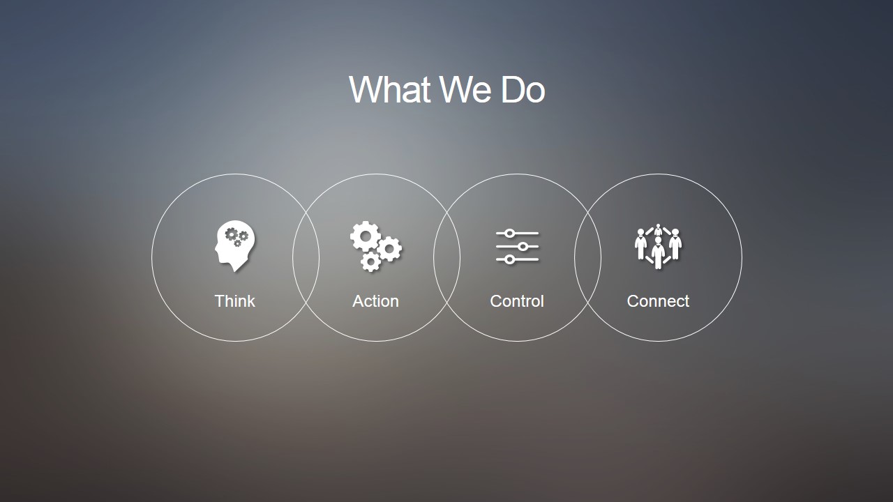Modern Blur PowerPoint Presentation Template SlideModel