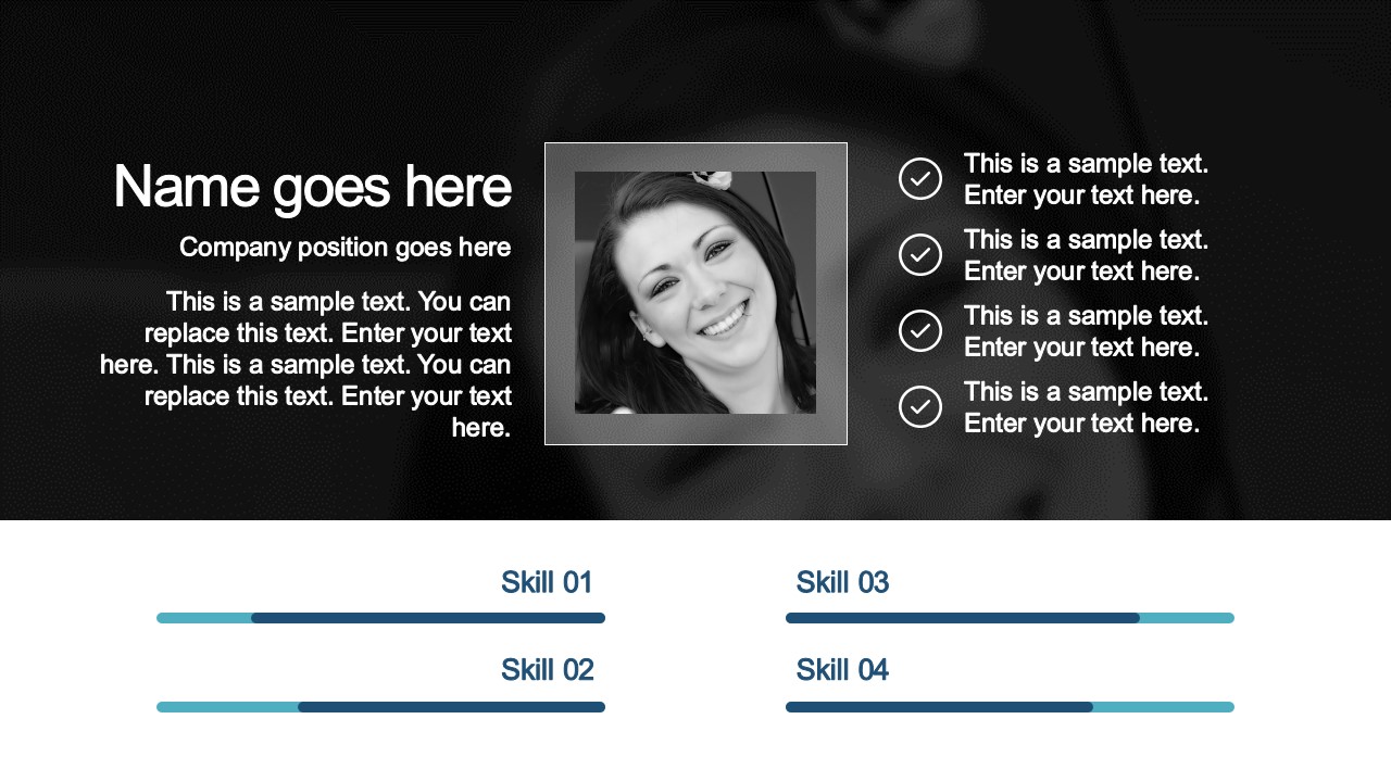 iOS Style PowerPoint Background Template - SlideModel