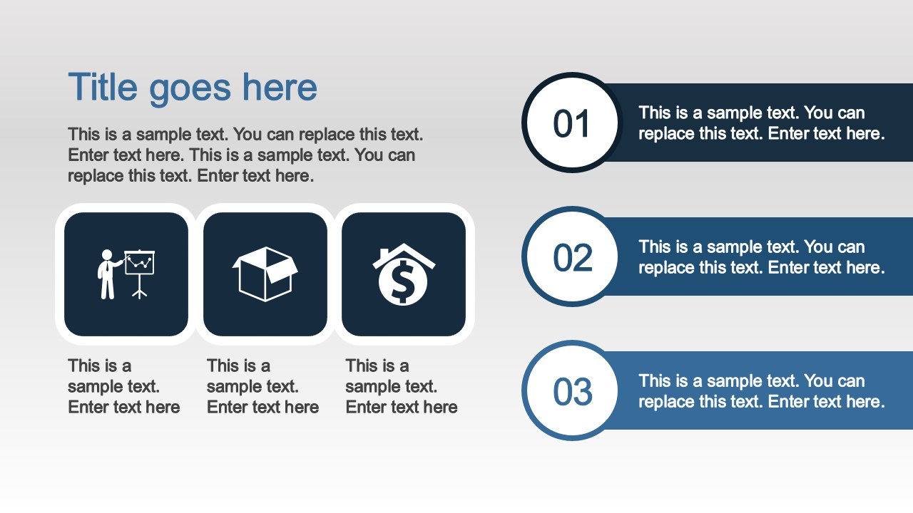 iOS Style PowerPoint Background Template - SlideModel