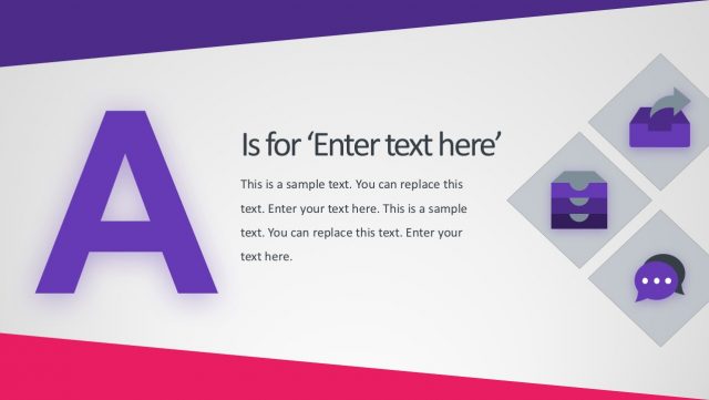 Alphabet Colorful Slides - SlideModel