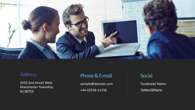 Formal Business PowerPoint Slide Background - SlideModel