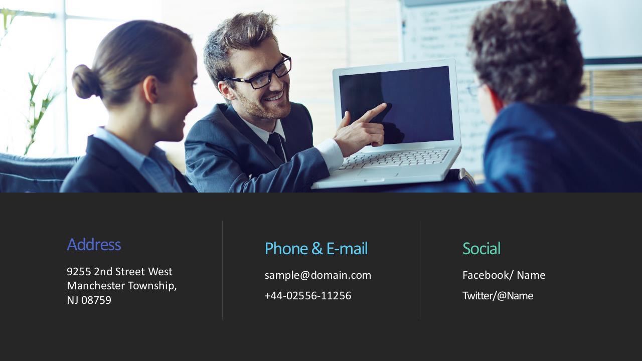 Formal Business Presentation Template - SlideModel