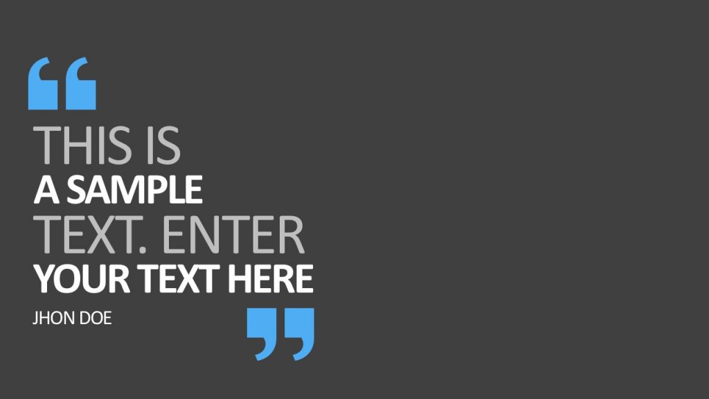 Editable Text Placeholders Presentation Templates - SlideModel
