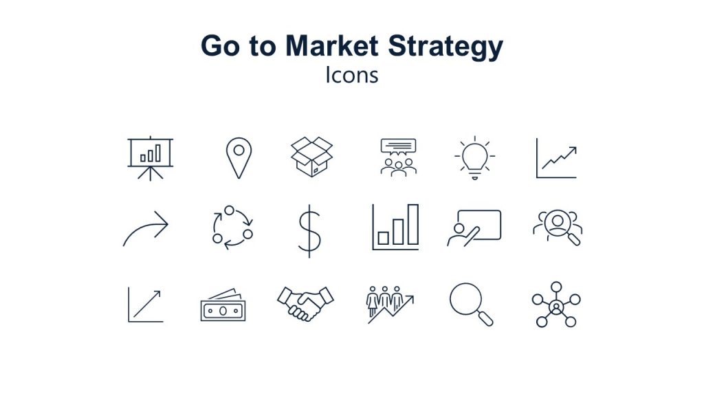 Go To Market Strategy - Icons Slide - SlideModel