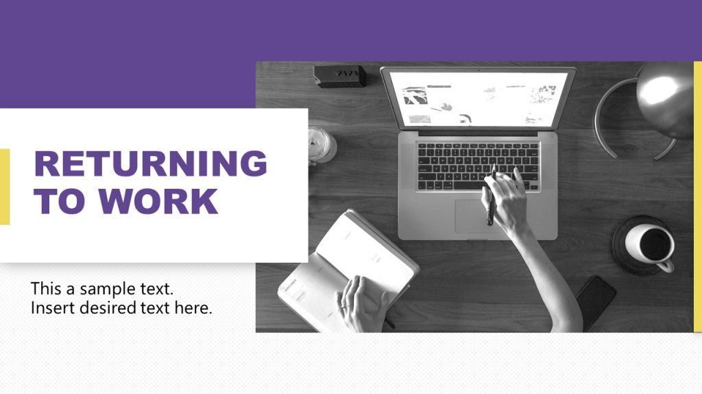 Returning to Work Plan PPT Template - SlideModel