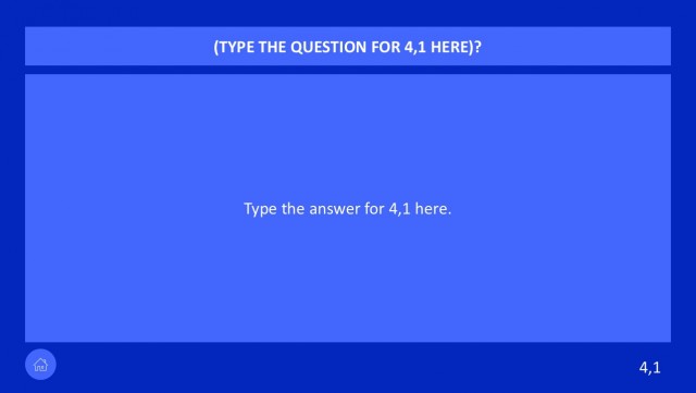 28 Questions Jeopardy Game Board PowerPoint - SlideModel