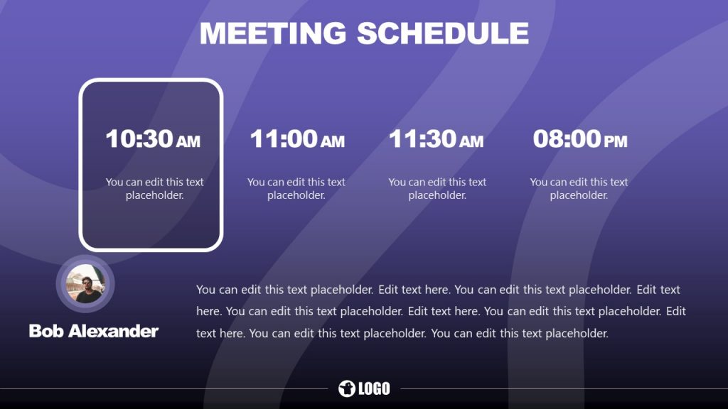 Team Meeting Schedule PowerPoint - SlideModel