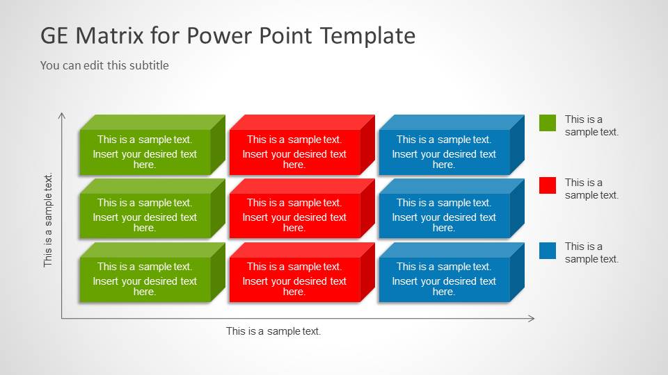 GE Matrix for PowerPoint - SlideModel