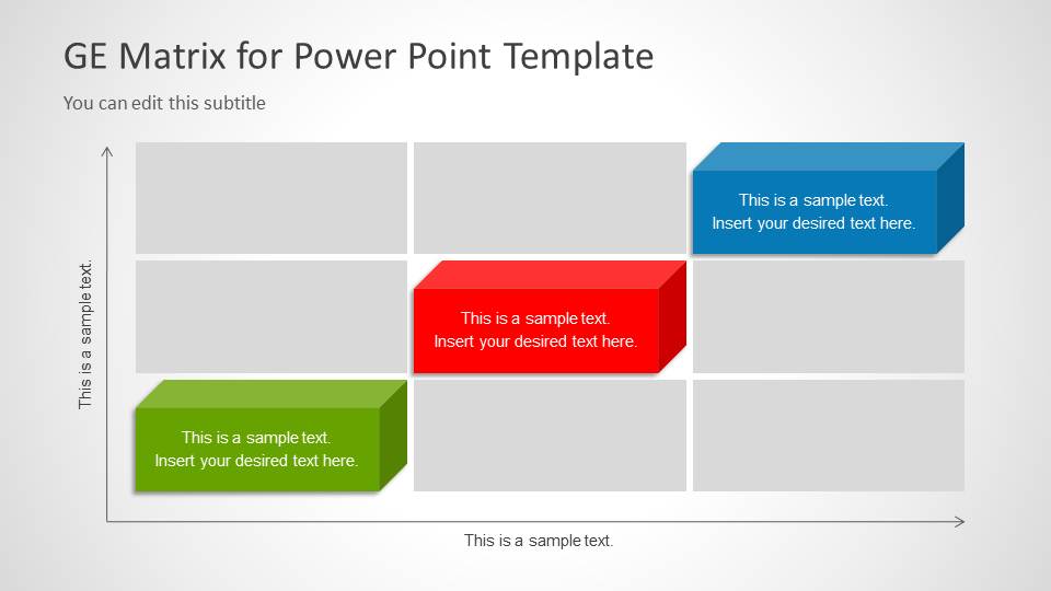 GE Matrix for PowerPoint - SlideModel