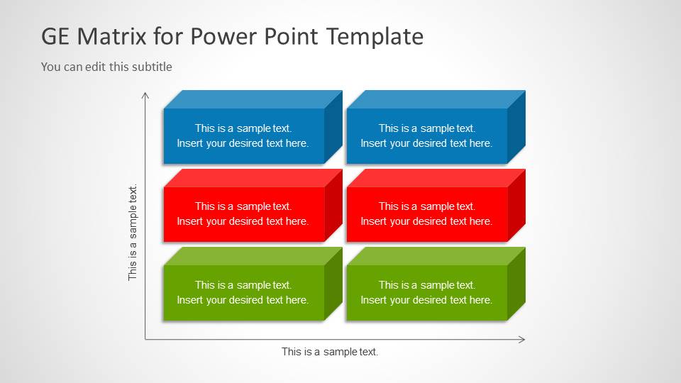 GE Matrix for PowerPoint - SlideModel