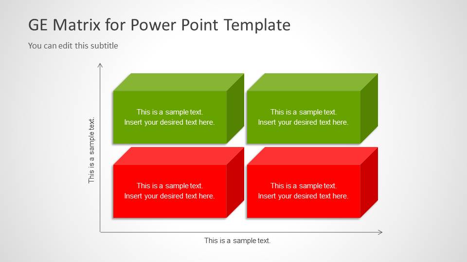 GE Matrix for PowerPoint - SlideModel