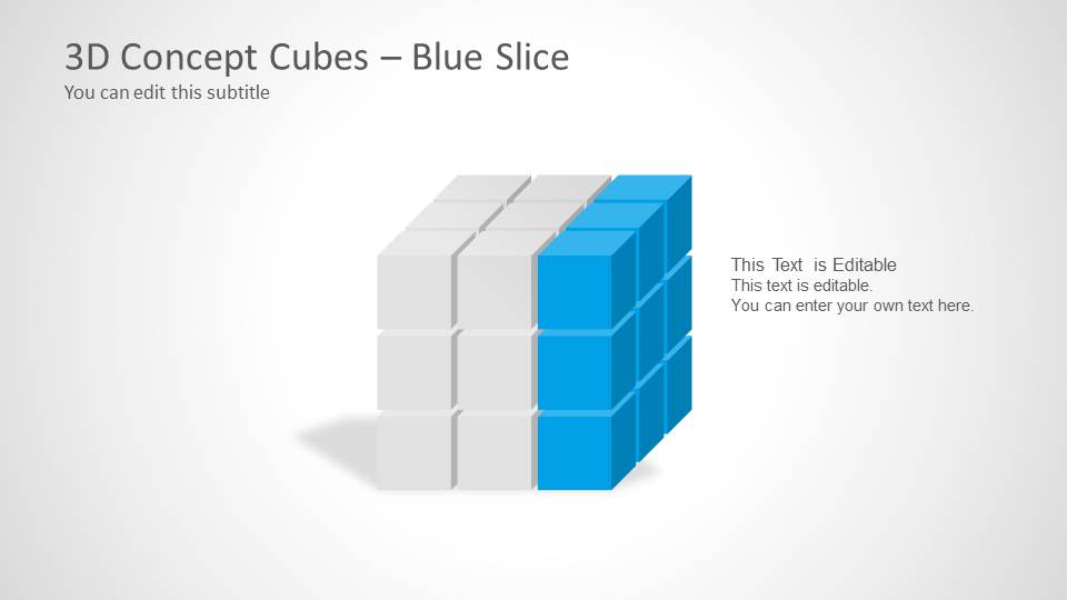 3D Big Data Concept Cubes for PowerPoint - SlideModel