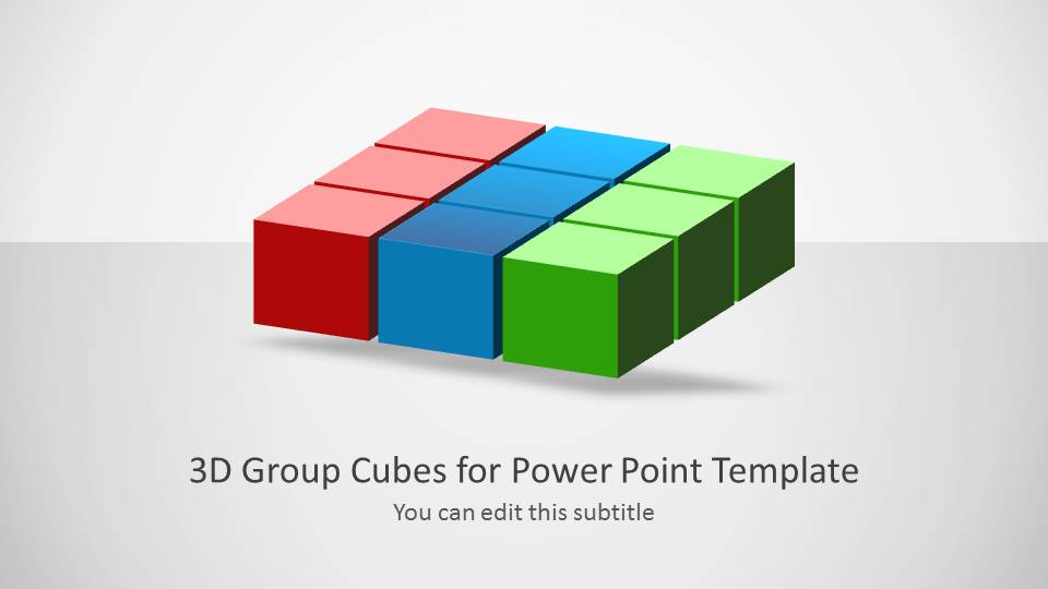 3D Concept Cubes for PowerPoint - SlideModel