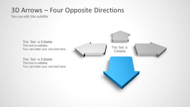 4 Arrows for PowerPoint Slide Design - SlideModel