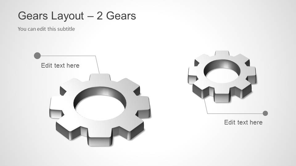 Gears Layout Template for PowerPoint - SlideModel