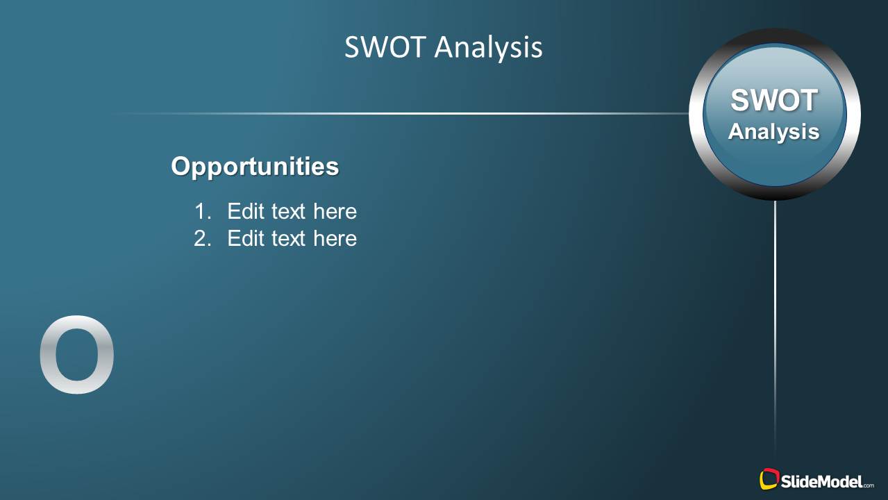 Creative SWOT Analysis PowerPoint Template - SlideModel