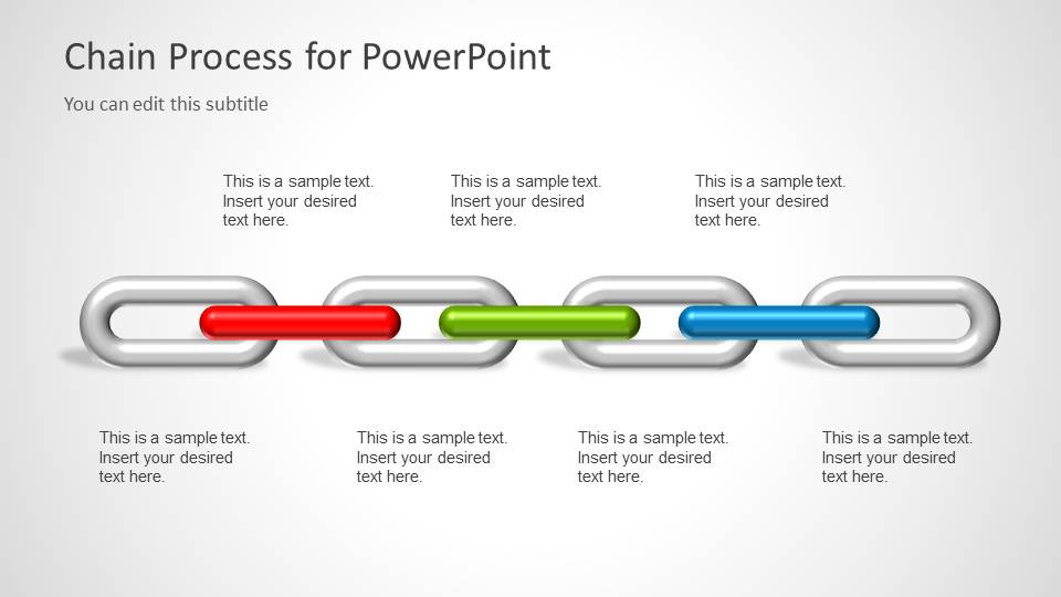 Chain Process Diagram for PowerPoint - SlideModel