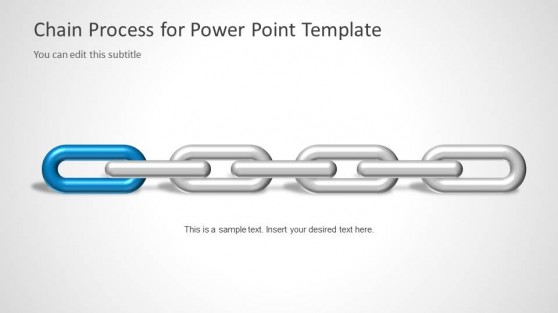 Chain Process Showing the Strongest Link - SlideModel