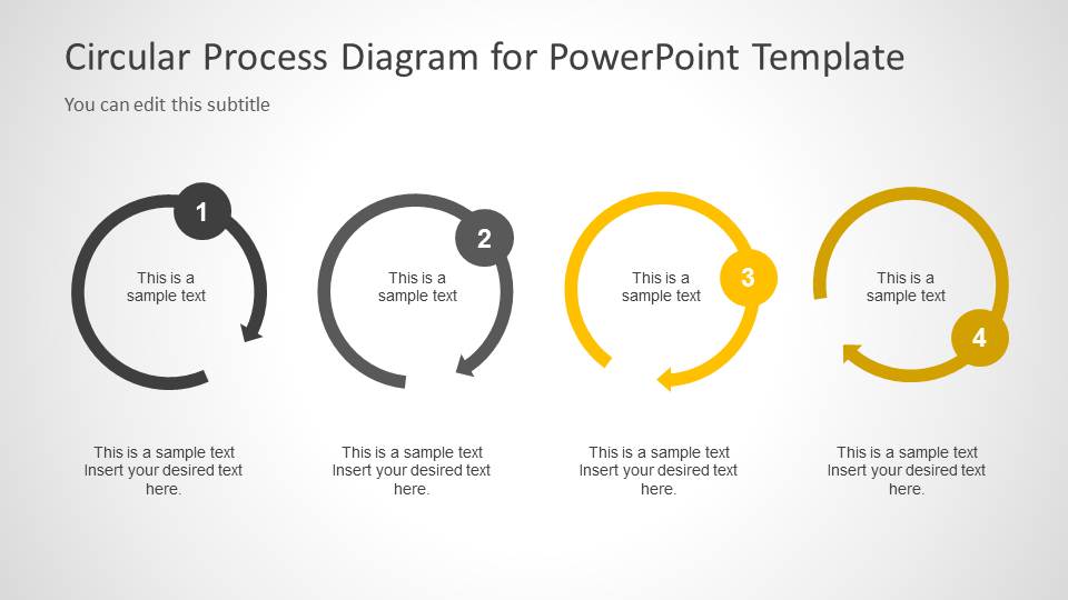 Creative Circular Process Diagram for PowerPoint - 8 Steps - SlideModel