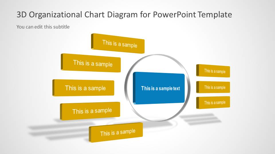 3D Organizational Chart for PowerPoint - SlideModel